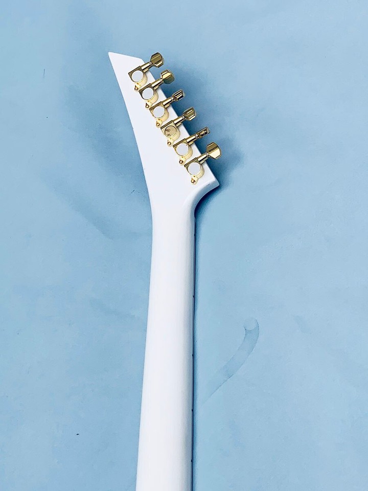 New Factory Customization Electric Guitar, Randy Rhoads V Flying, White ...