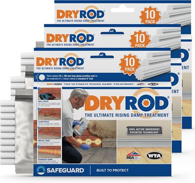 Dryrod Damp Proofing Rods DPC Multipacks - Wall Rising Damp Course ...