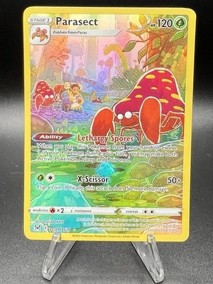 2022 POKÉMON LOST ORIGIN TCG PARASECT TRAINER GALLERY RARE HOLO TG01 ...