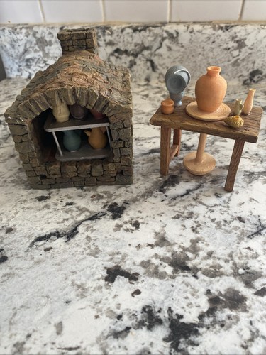 Vintage Fontanini Roman Inc Miniature Ceramic Kiln Set Of 2 .. | eBay