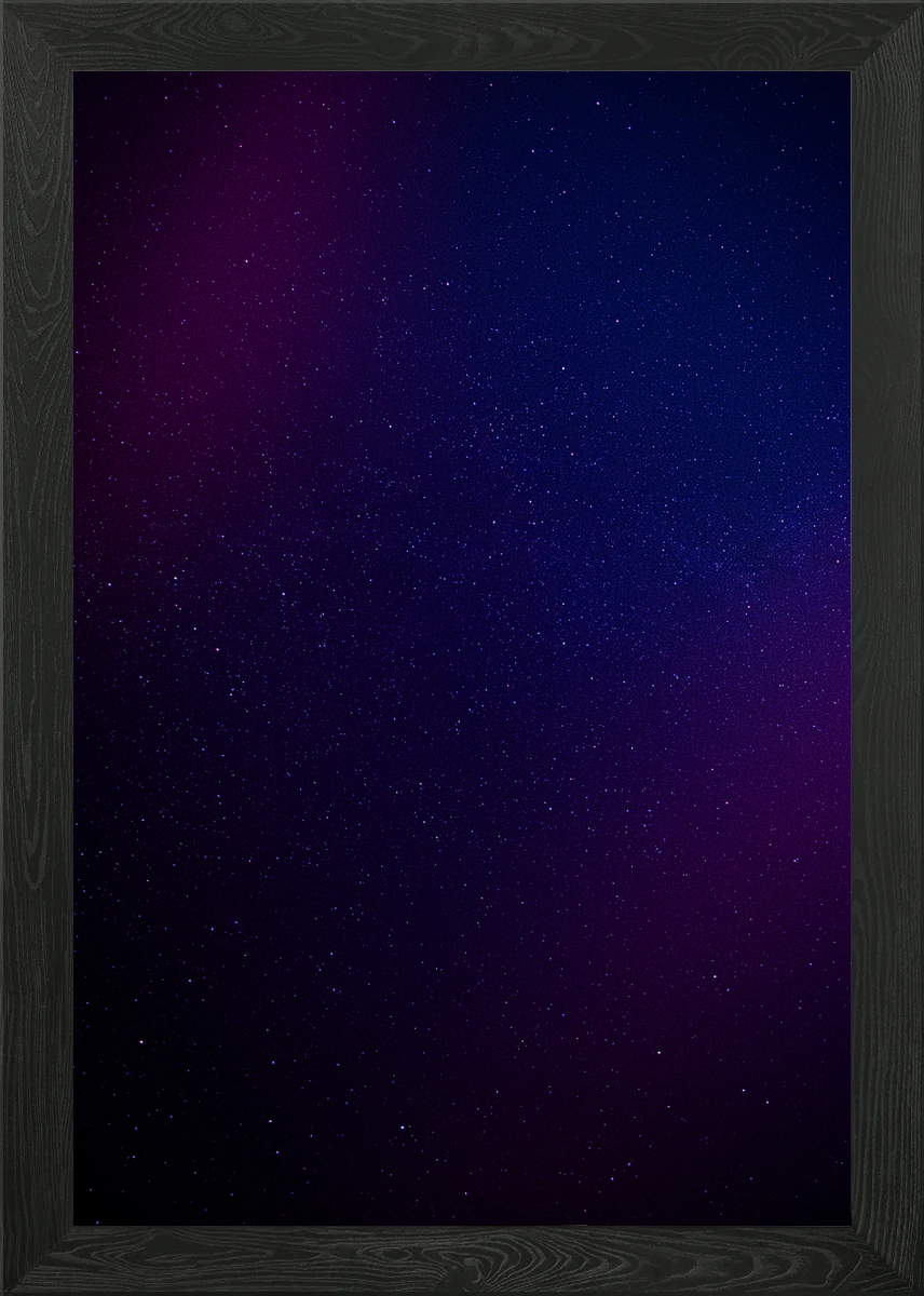 Night Sky with Stars Framed Wall Art Poster Canvas Print Picture | eBay UK