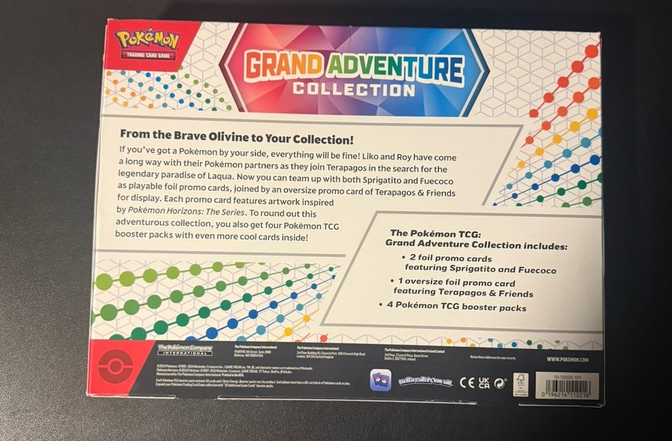 Brand New Pokémon TCG Grand Adventure Collection | Sealed | Unopened ...
