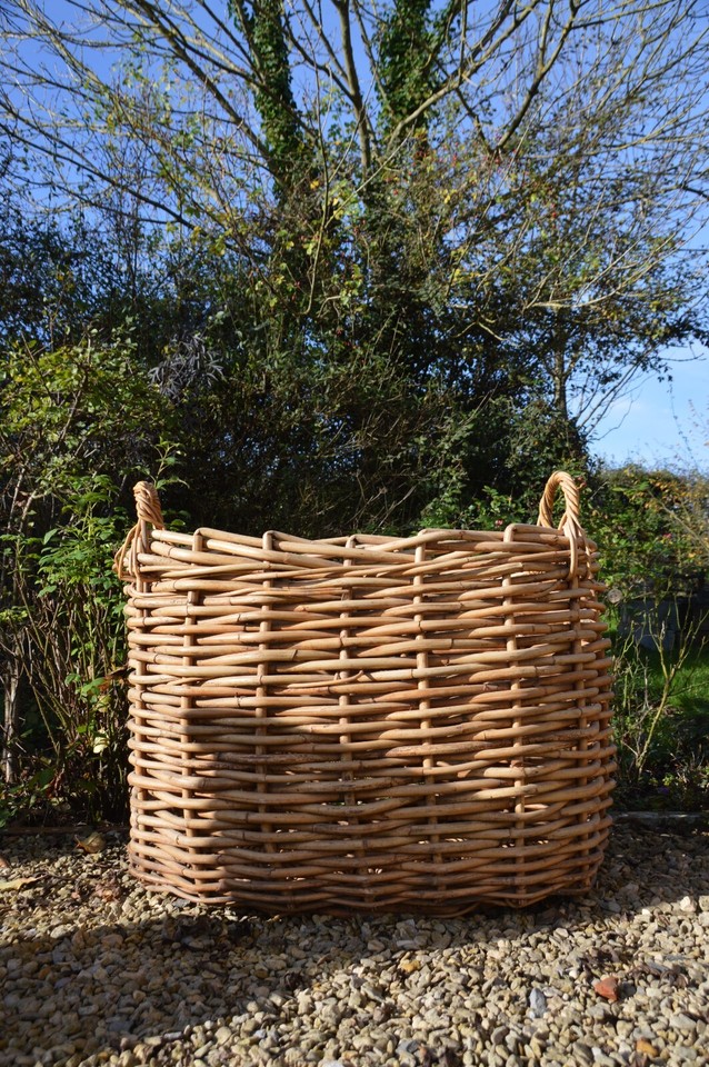 A Stunning HUGE Wicker Log / Fire / Basket | eBay UK