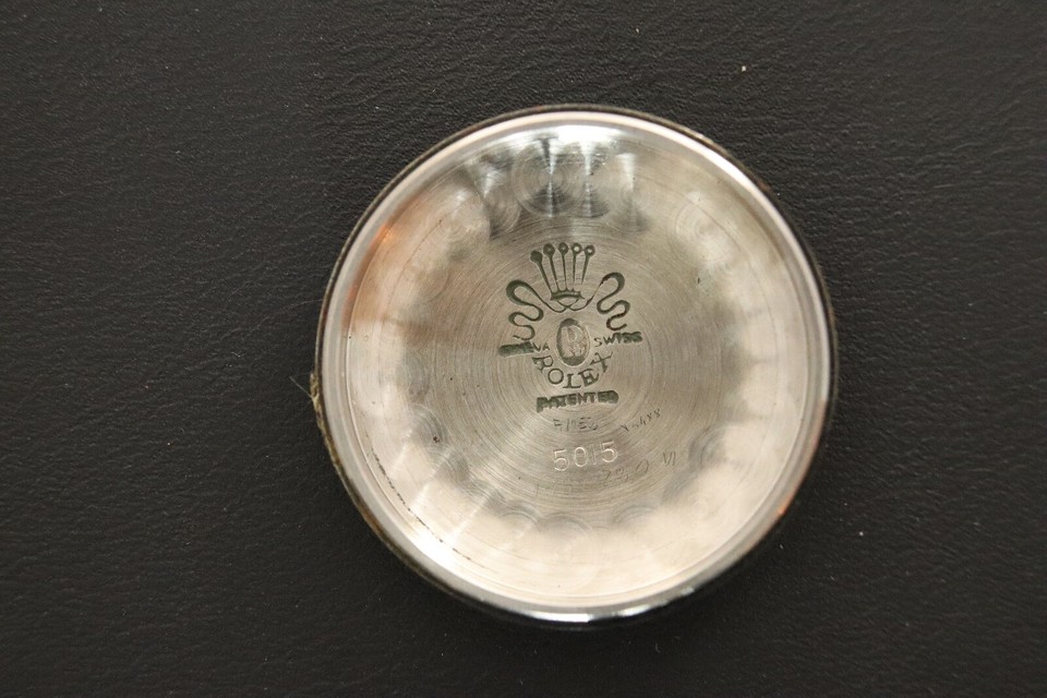 C. 1948 ROLEX Oyster Perpetual Bubbleback Ref #5015 w/ cal 630 N-A Mvmt ...