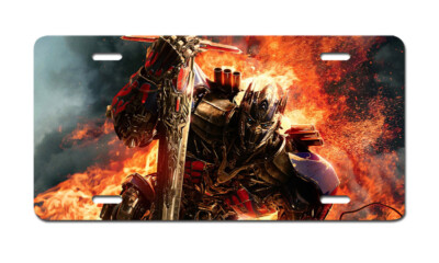 Transformers Optimus Prime Movie License Plate Auto Truck Car Tag Gift ...