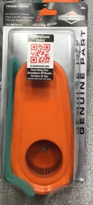 Briggs & Stratton Pro Air Filter & Pre-Cleaner # 5419 795066 796254 OEM ...
