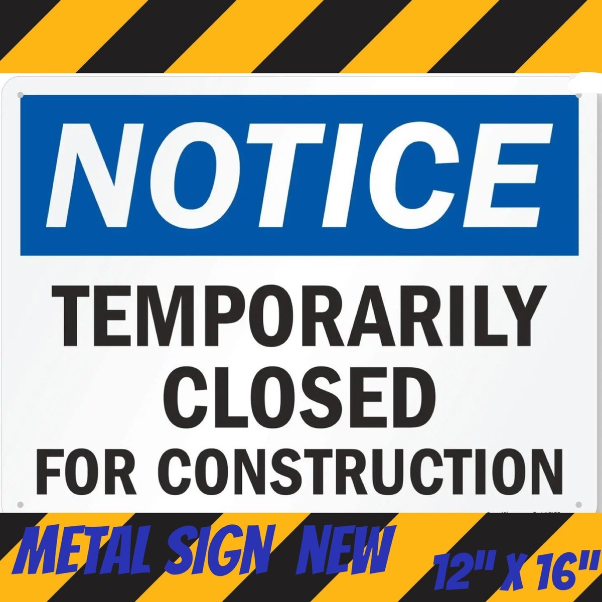 Temporarily Closed Notice Osha Notice Temporarily Closed For