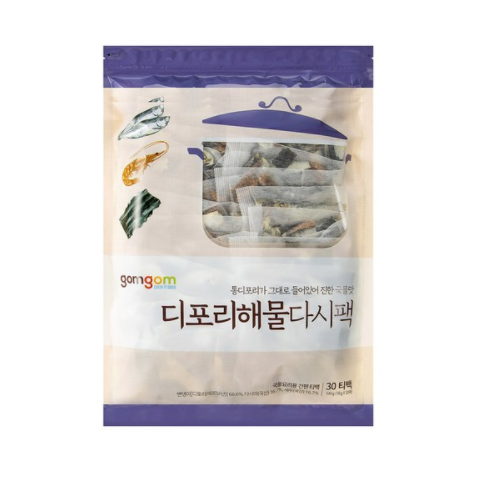 gomgom Defori Seafood Dashi Pack for Thick Soup 18g * 30ea 디포리해물 다시팩 | eBay