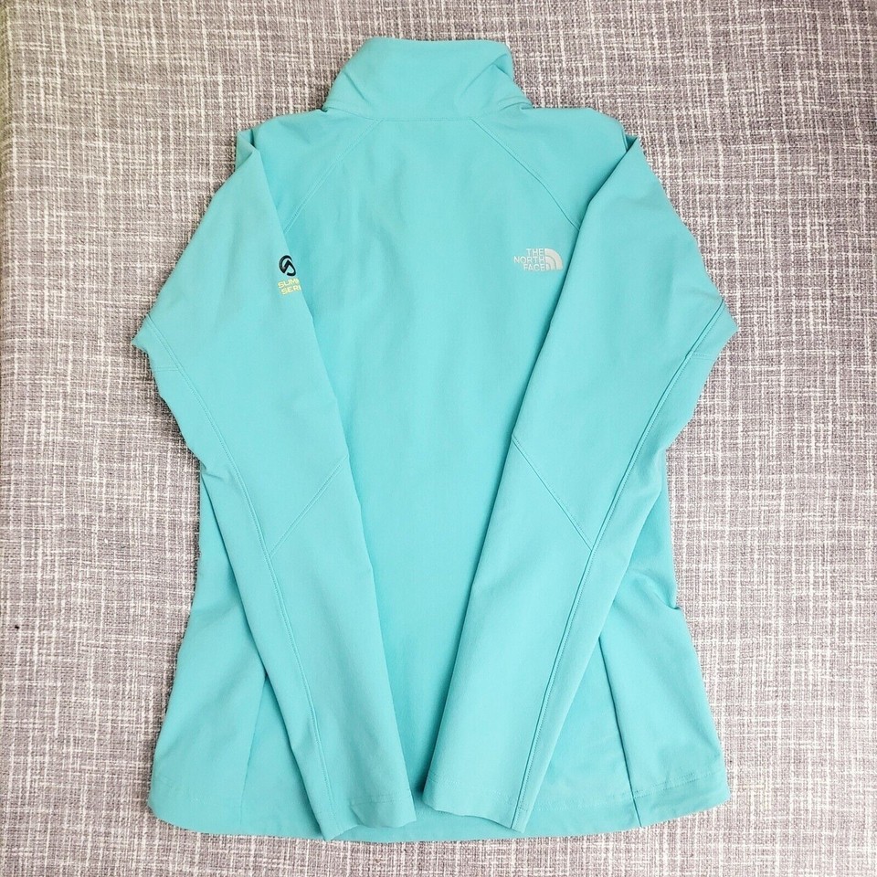 The North Face Summit Series Windstopper Jacket Teal Mint Green Women's ...