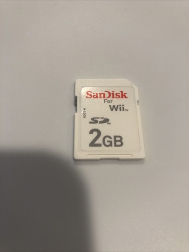Official Wii SanDisk 2gb SD Card | eBay