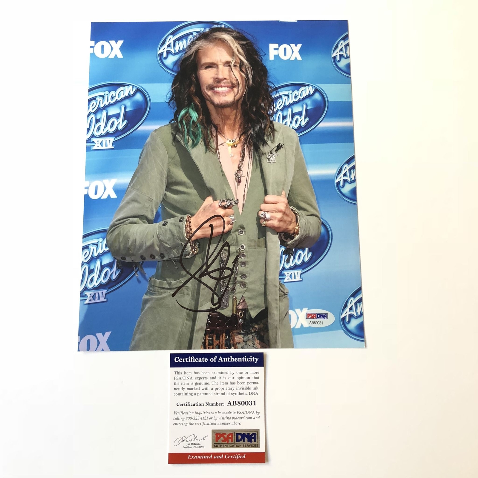 Steven Tyler Autographed Memorabilia | Signed Photo, Jersey ...