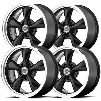 (4) American Racing AR105 Torq Thrust M 16x7 5x100 +35mm Gloss Black ...