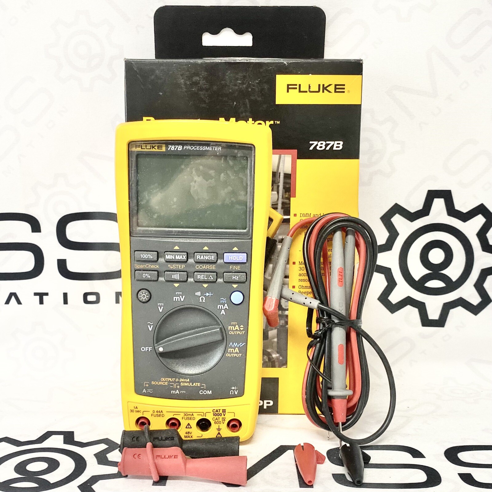 Fluke 787B Process Meter 1000V DMM Loop Calibrator, Ohms, Continuity ...
