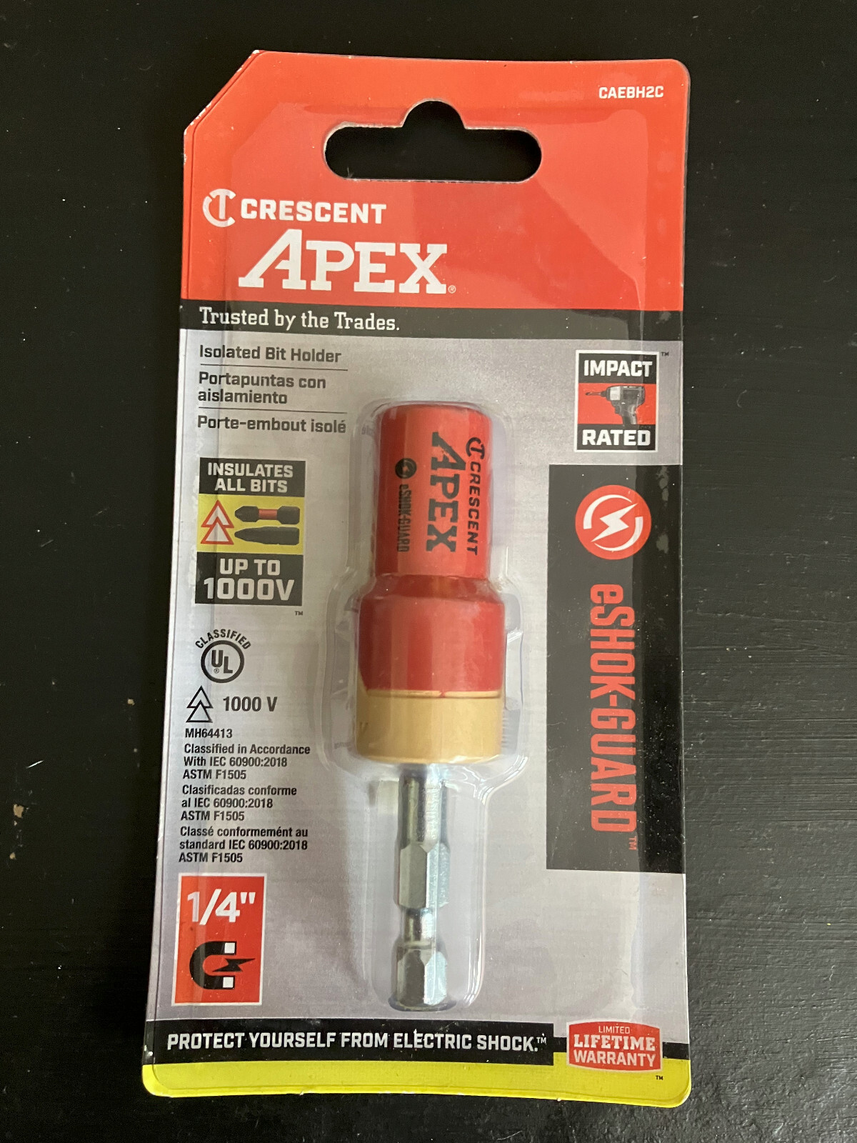 Crescent Apex Eshok-Guard Hex Bit Isolator/insulator 1/4'' X 2-1/4'' | eBay