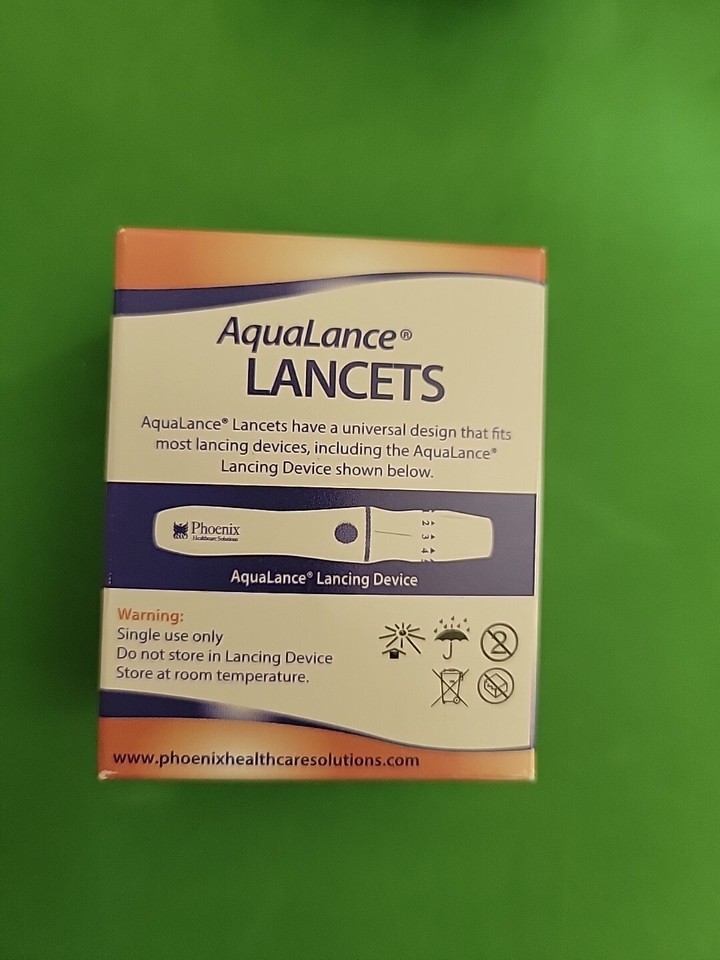 Aqualance Lancets - 1 Box Of 100 30G | eBay