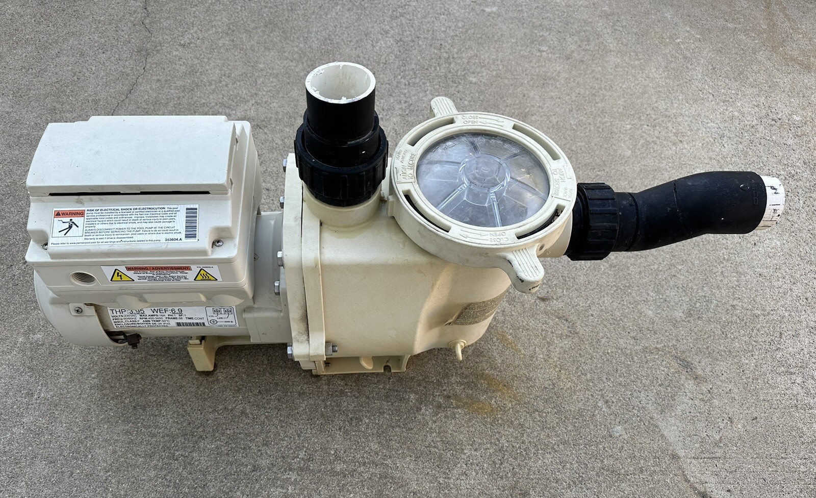 Pentair IntelliFlo VSF 011056 3HP Variable Speed Pool Pump - AS IS ...