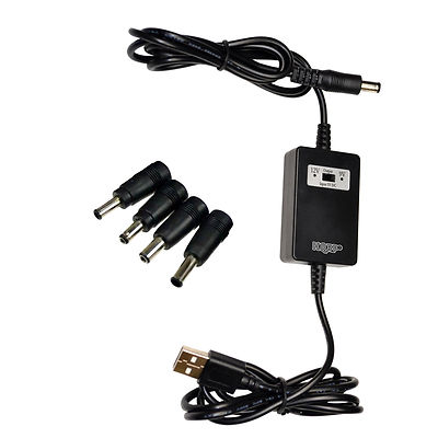 HQRP USB 5V to DC 9V / 12V Step-Up Converter Cable for Sony MDR-IF330 ...