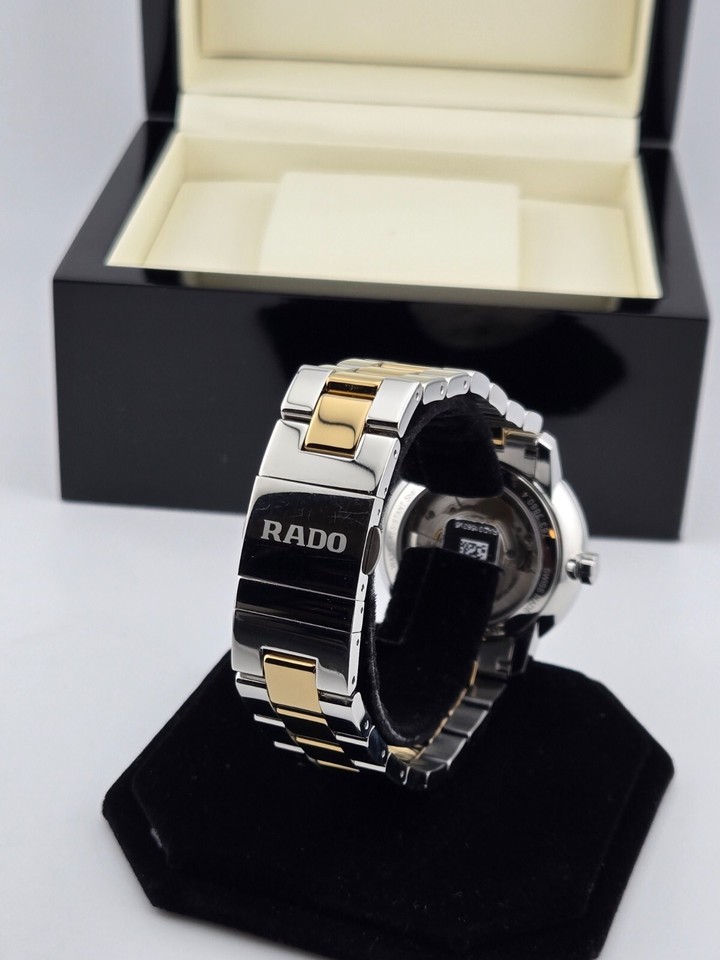 Rado Men's Coupole Classic Gold Accents Automatic Watch - R22860103 ...