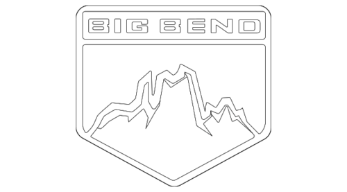 Genuine Ford Nameplate M2DZ-16720-B BIG BEND OEM NEW | eBay