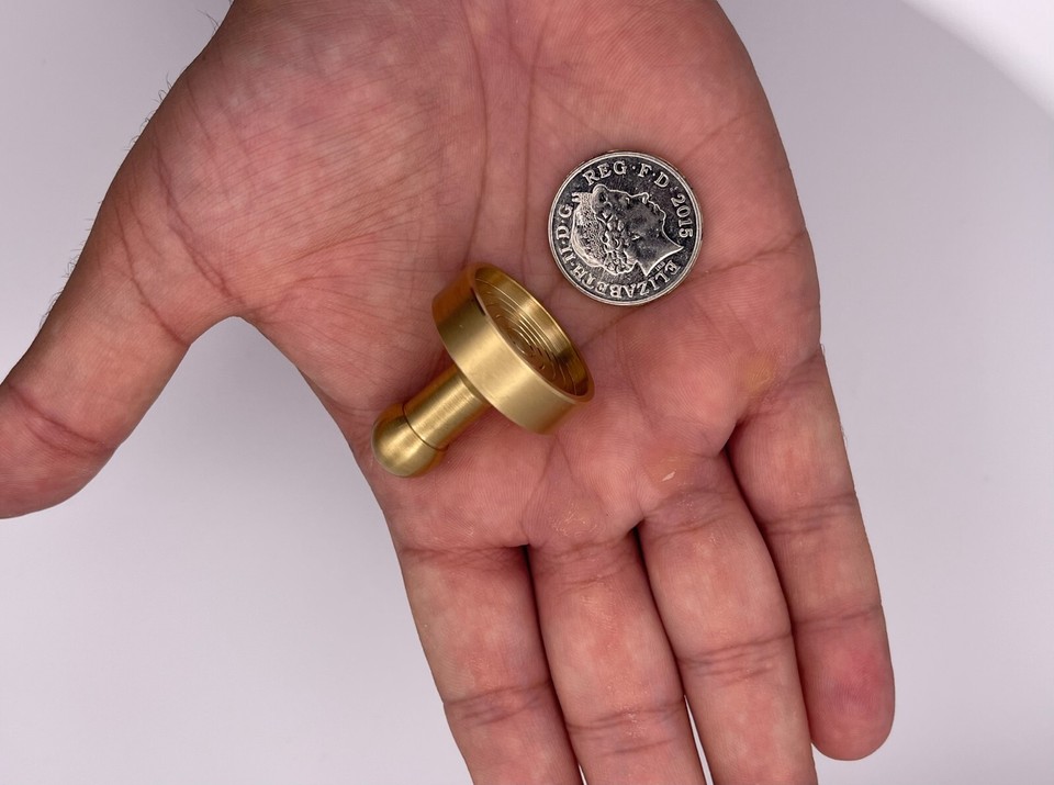 Coin Thru Hand Magic 10 Pence Coin - 10p Coin Through Hand Close Up ...