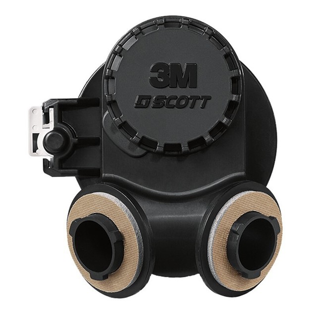 3M Scott 742 Series Replacement Twin Cartridge 1/4 Turn Adapter for AV ...