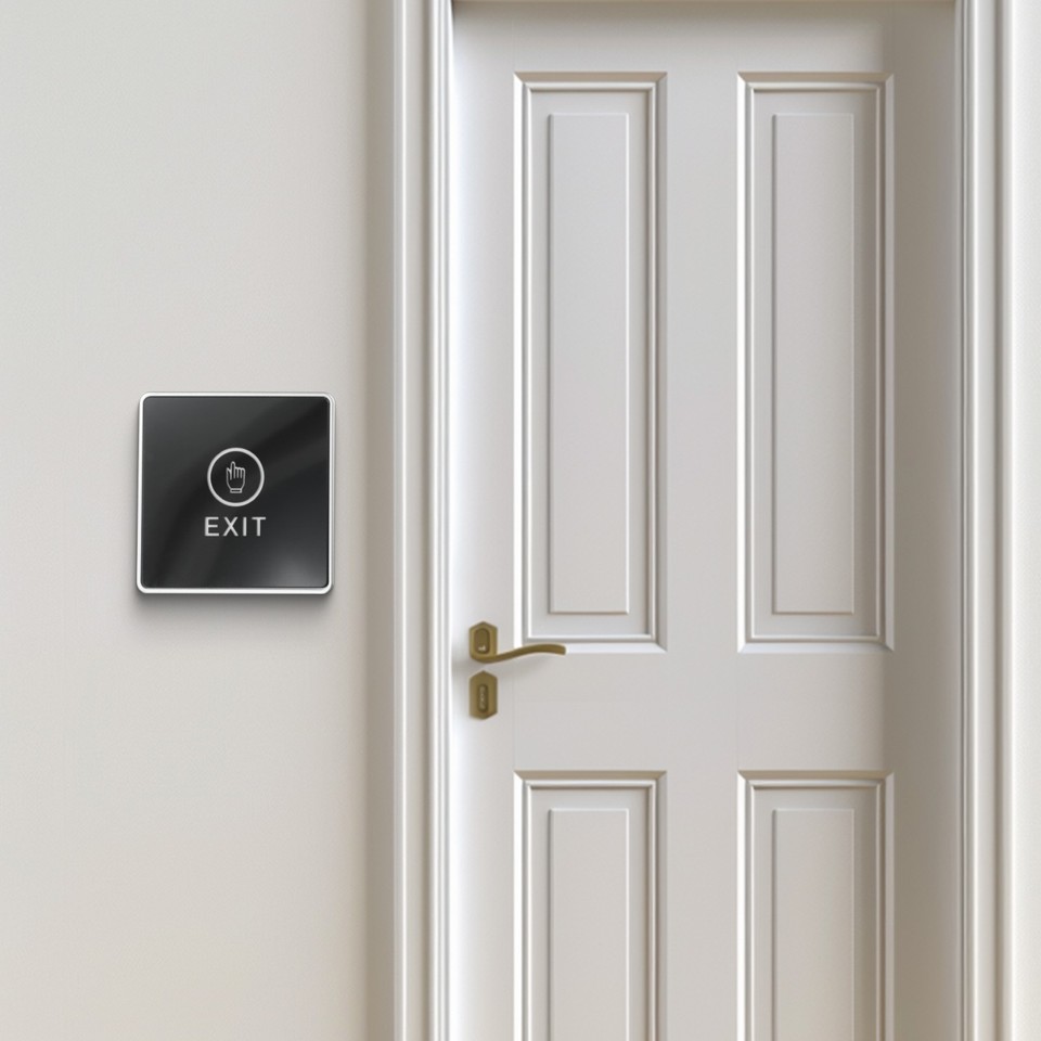 Enhance Security with Backlit Push Touch Exit Button for Access Control ...