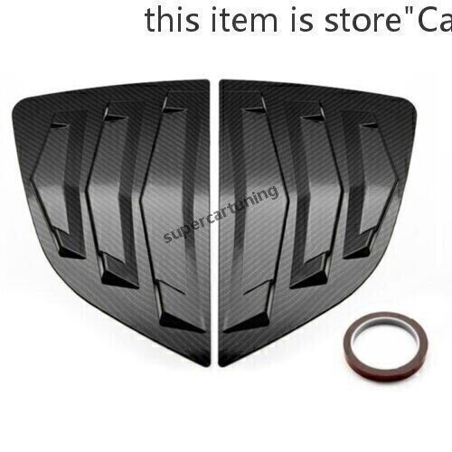 Pair Racing Style SUV Side Window Louvers Air Flow Intake Vent Hood ...