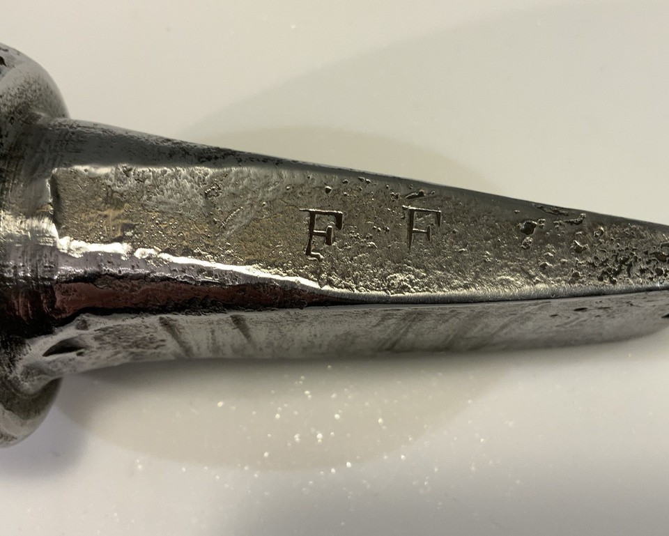 VINTAGE BLACKSMITHS ROUND FLAT TOP ANVIL STAKE METAL FORMING TOOL ...