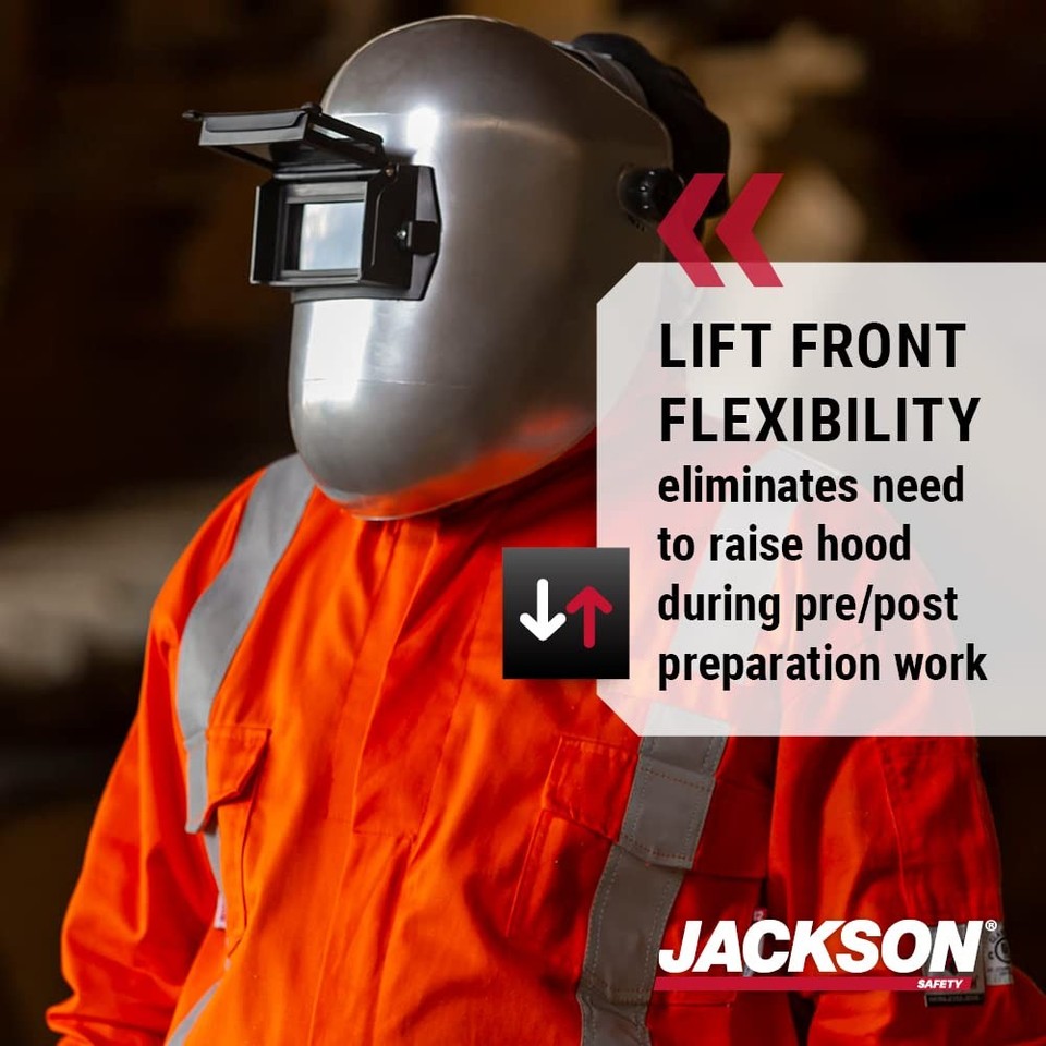 Jackson PL280 Pipeliner Welding Helmet - Shade 10 Flip Front Welding ...