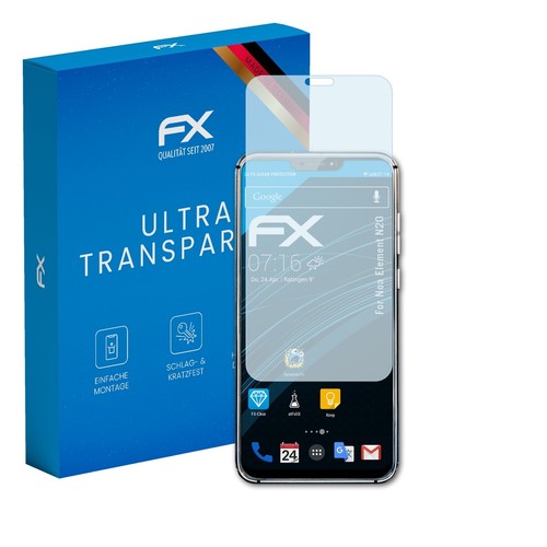 atFoliX 3x Displayschutzfolie für Noa Element N20 Schutzfolie klar ...
