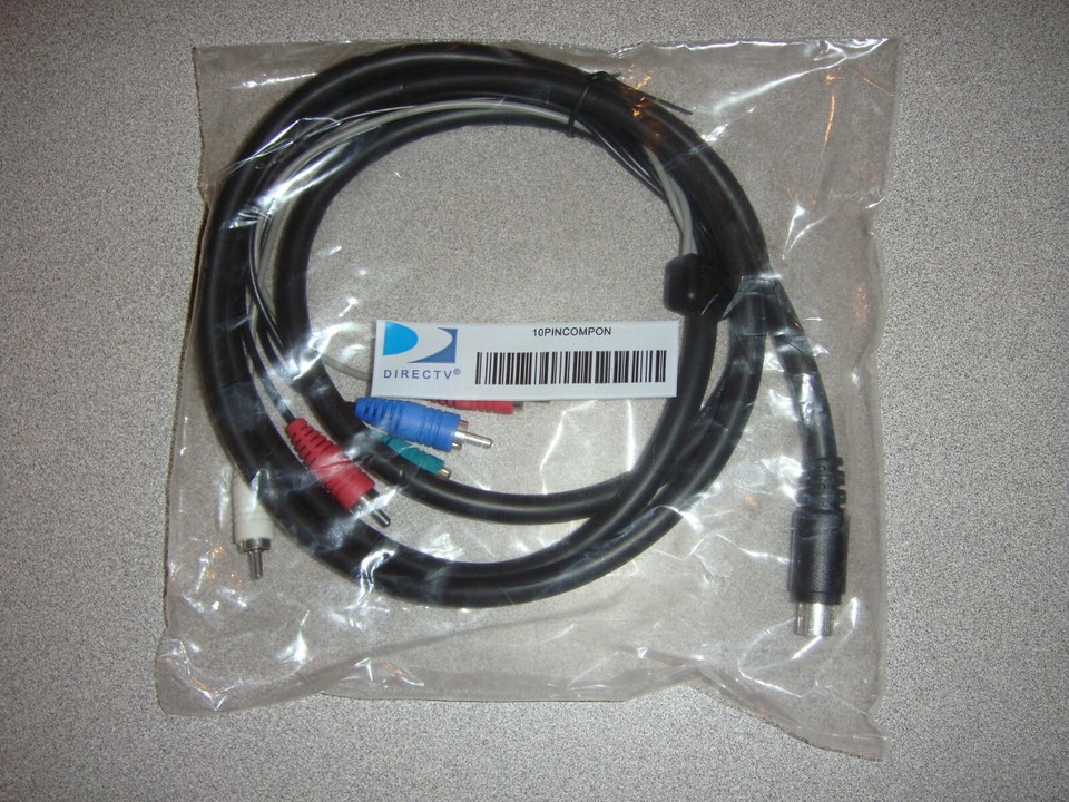 DIRECTV 10 PIN COMPONENT CABLE H25 H44 HR54 clients 10PINCOMPON Buy and ...