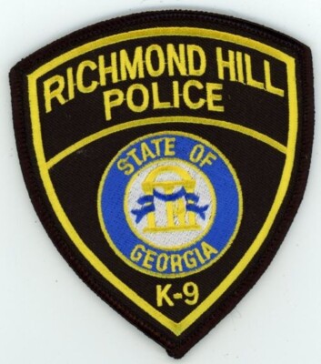 GEORGIA GA RICHMOND HILL POLICE K-9 NICE SHOULDER PATCH SHERIFF | eBay