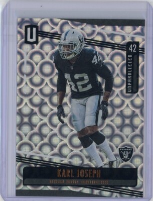 KARL JOSEPH 2019 Panini Unparalleled GROOVE #79 Raiders Mountaineers | eBay