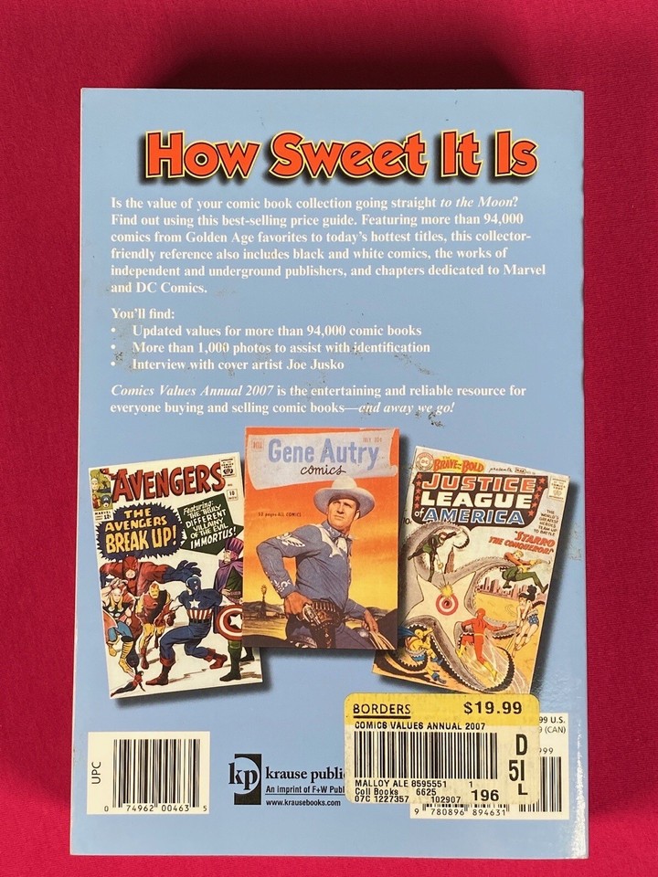 2007 COMICS VALUES ANNUAL - The Comic Books PRICE GUIDE by Alex G ...