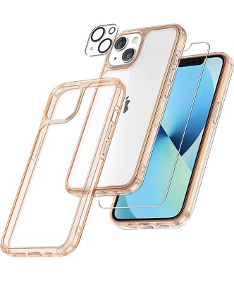 apple iphone 13 case rose gold And 2 Screen Protectors | eBay