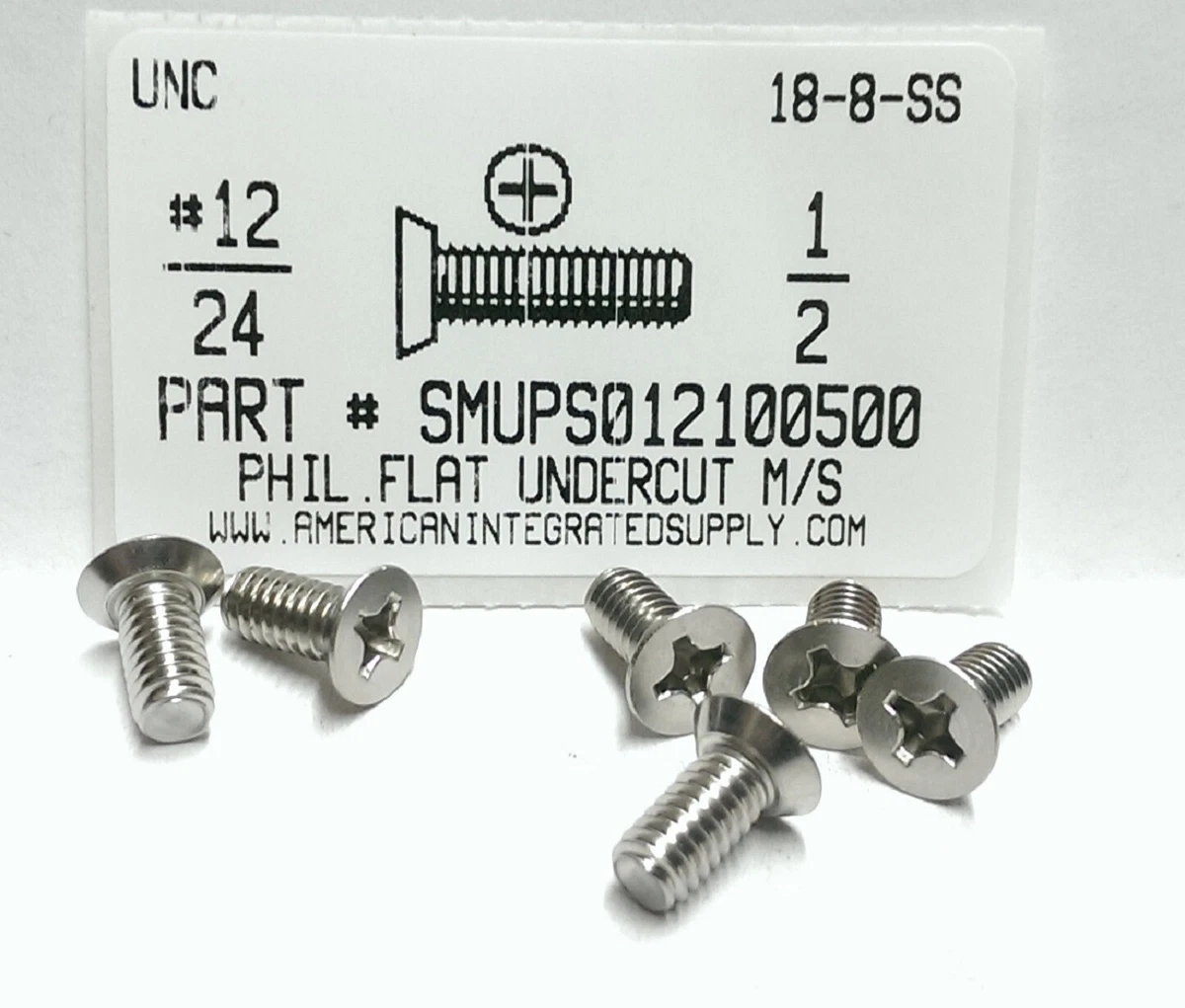 Undercut Flat Head Screw