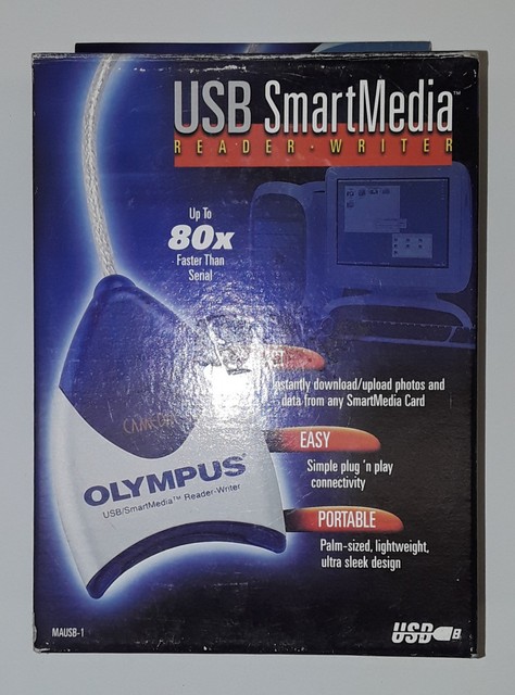 Olympus Camedia USB SmartMedia Reader-writer Model Mausb-1 Card Reader ...