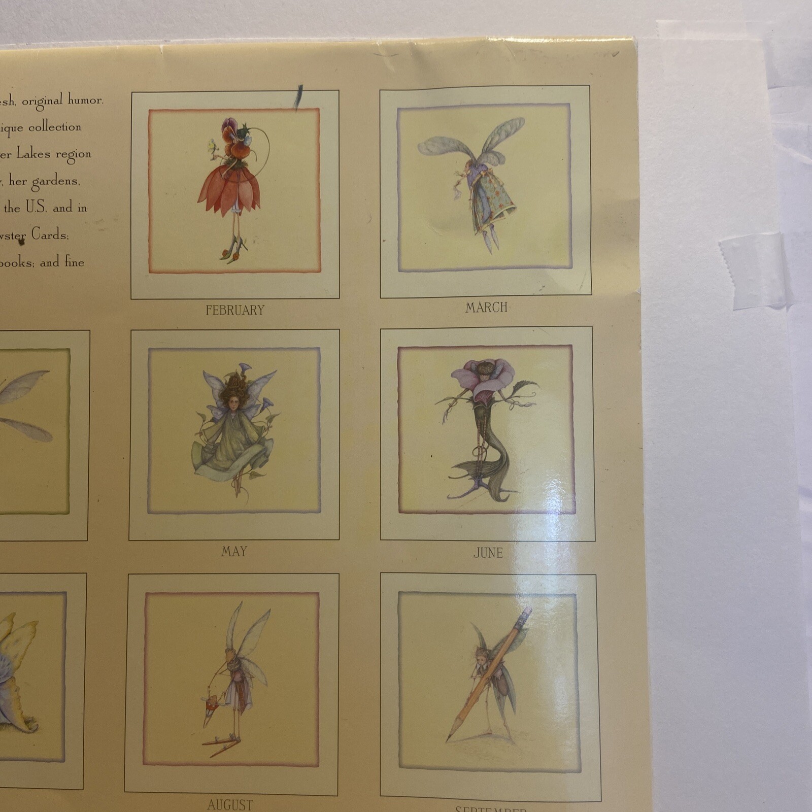 Calendrier HTF 2005, par PATIENCE BREWSTER oeuvre d'art fée ...