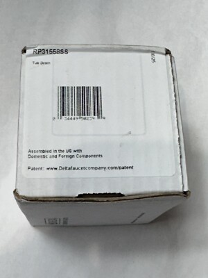 DELTA RP31558SS Stainless Steel Toe Operated Stopper Assembly for RP693 ...