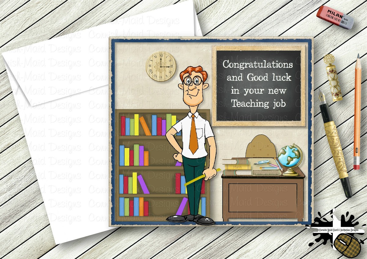 Congratulations New Job Teacher