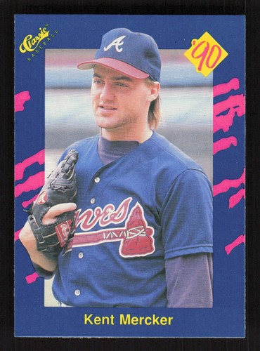 1990 Classic Blue #15 Kent Mercker Atlanta Braves | eBay