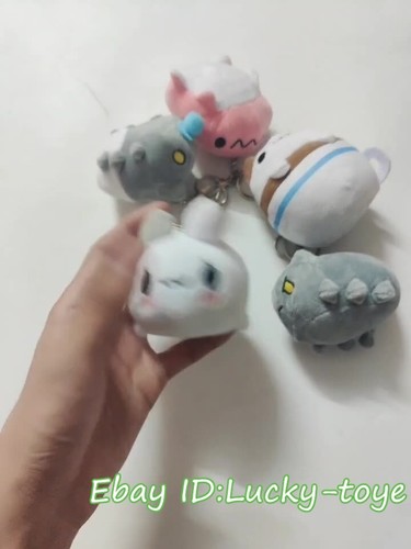 5PCS Pendant Stuffed Hanging Toy Bugcat Capoo Plush Doll Keychain ...
