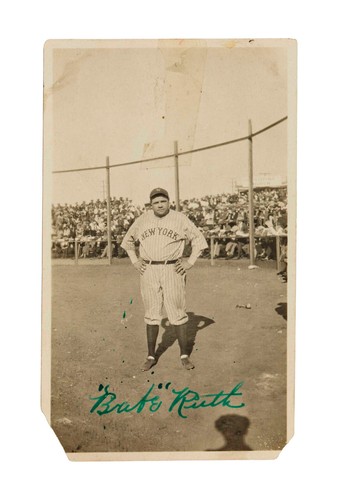 BABE RUTH SIGNED PHOTO AUTOGRAPH NY YANKEES ORIGINAL SIGNATURE MLB 8X10 ...