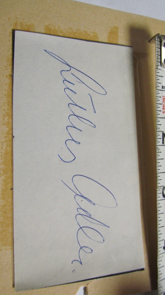 Luther Adler Signed Index Card | eBay