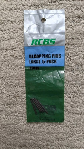 RCBS DECAPPING PINS--LARGE--5 PACK--NEW | eBay