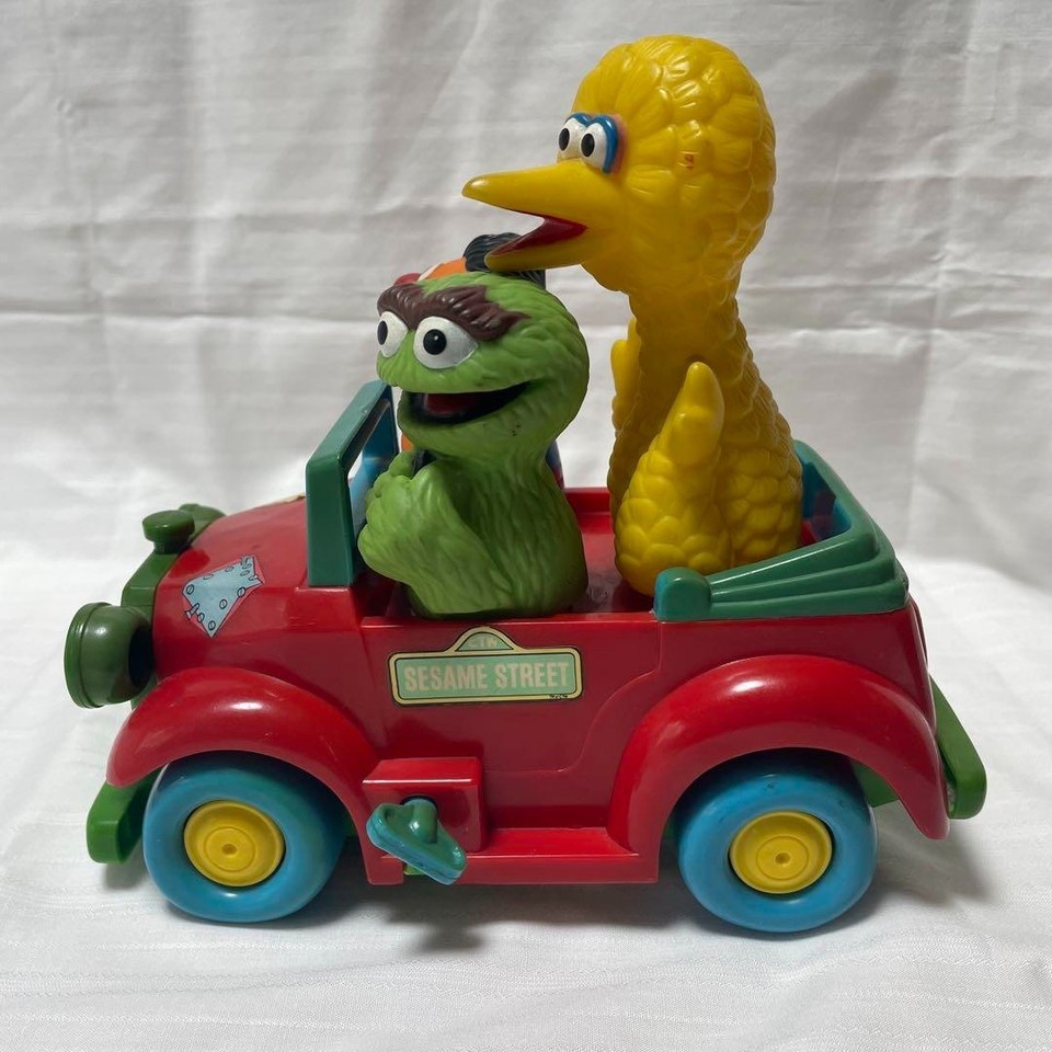 80s Showa Retro Sesame Street Wind-Up Rattling Convertible | eBay