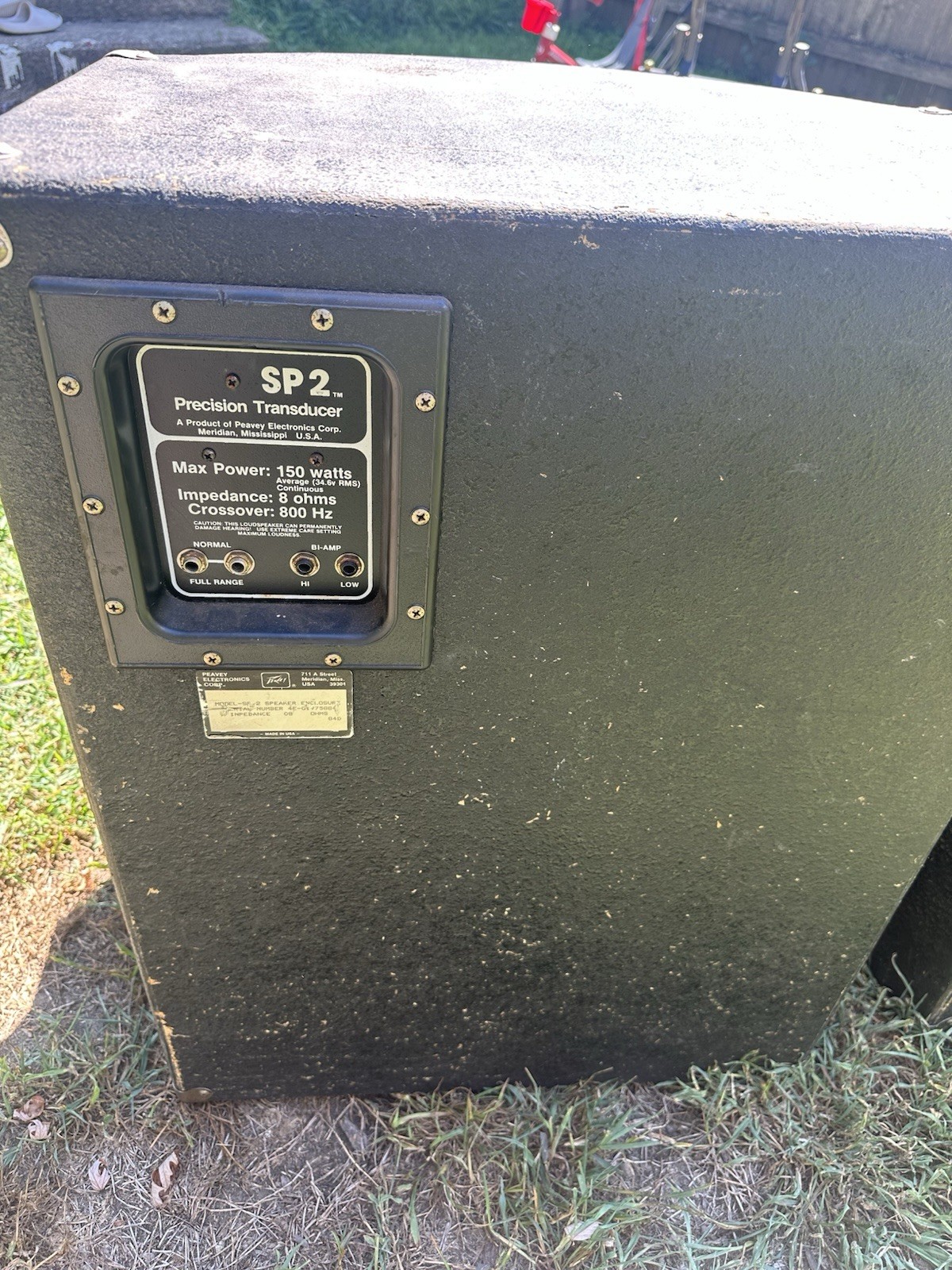 Peavey SP2 Speakers Black Widow set of 2 working | eBay