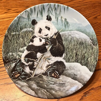 1990 W.S. GEORGE Secret World of Pandas “A Mother's Care” W/COA NIB ...