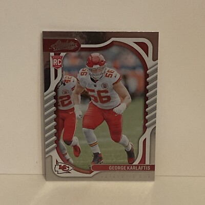 George Karlaftis 2022 Panini Absolute Rookie Card RC #162 Kansas City ...