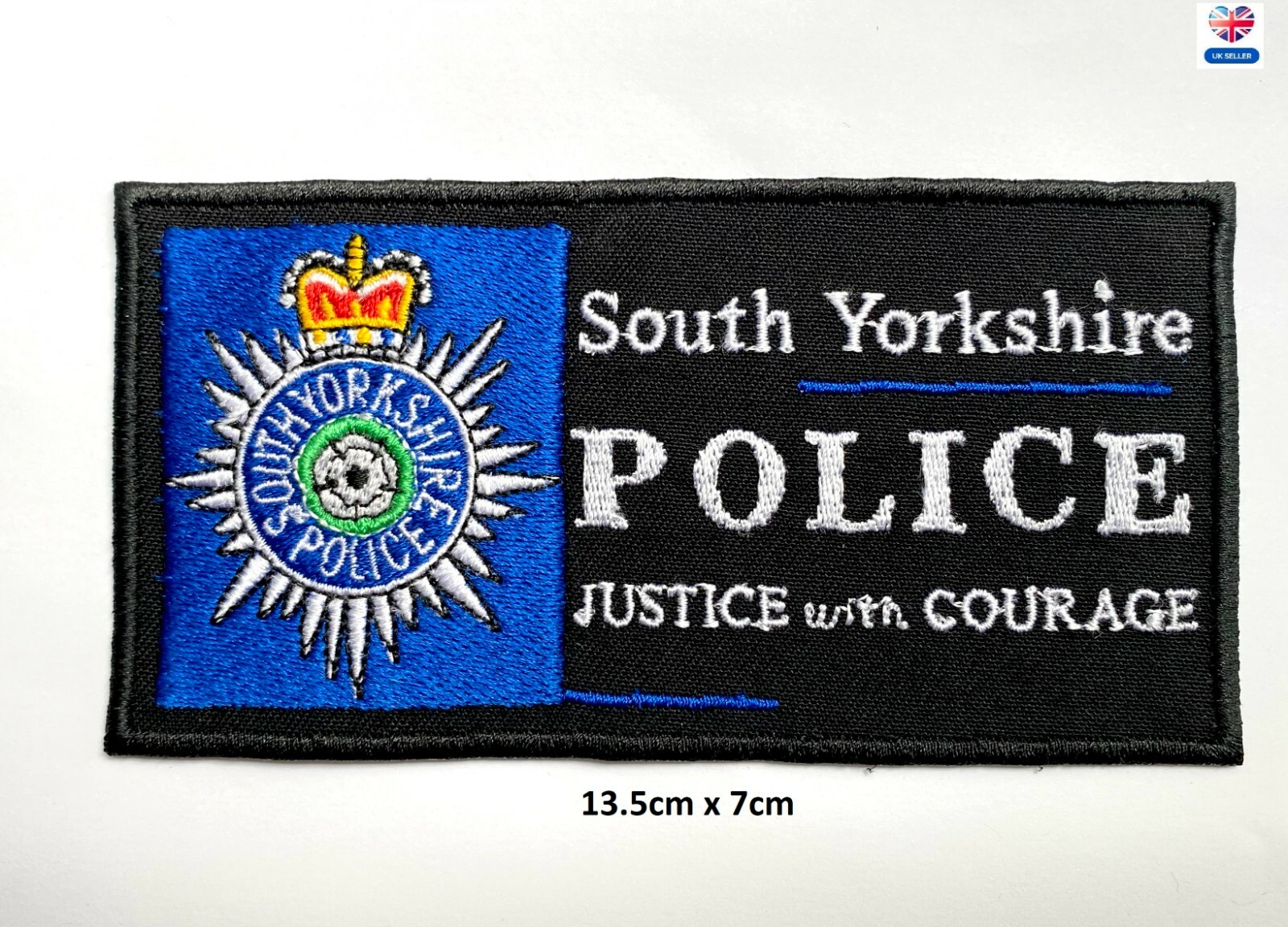 MerseySide Police Logo Embroidered Patch Sew Iron-on patch Heddlu Essex ...